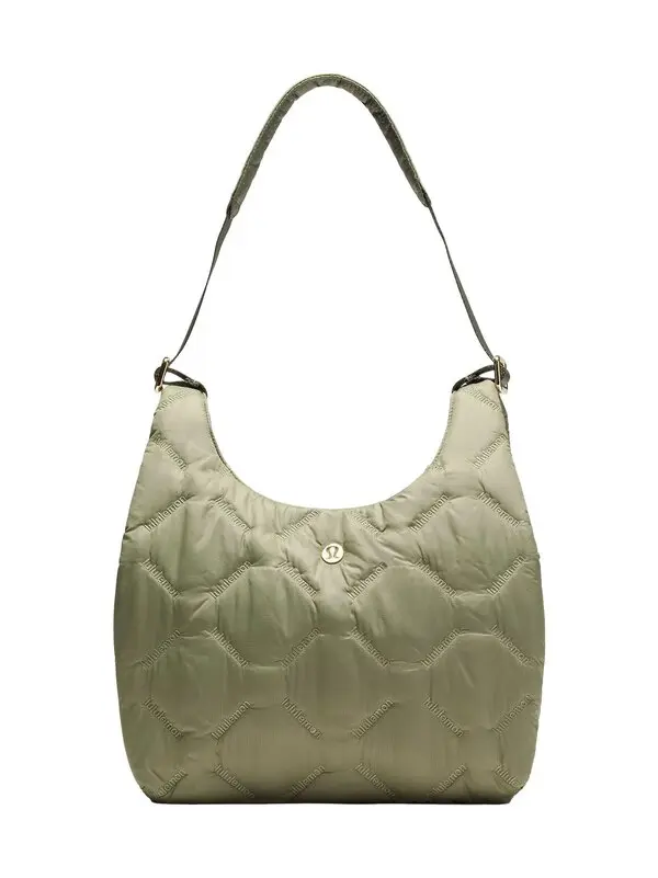 Lululemon Quilted Shoulder Bag - Bay Leaf
