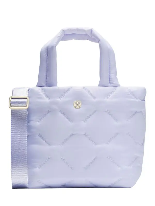 Lululemon Quilted Tote Bag - Serene Blue