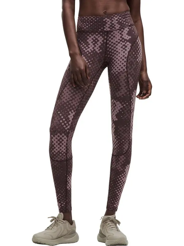 Lululemon Everlux Mid-rise 28" Tights - From Afar Black Sable Verbena