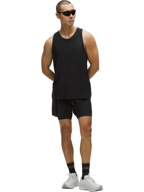 Lululemon Fast And Free Airflow Running Short 6 - Black