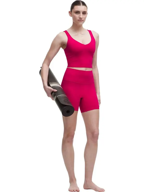 Lululemon Align High-rise 6" Short - Mulberry Spark