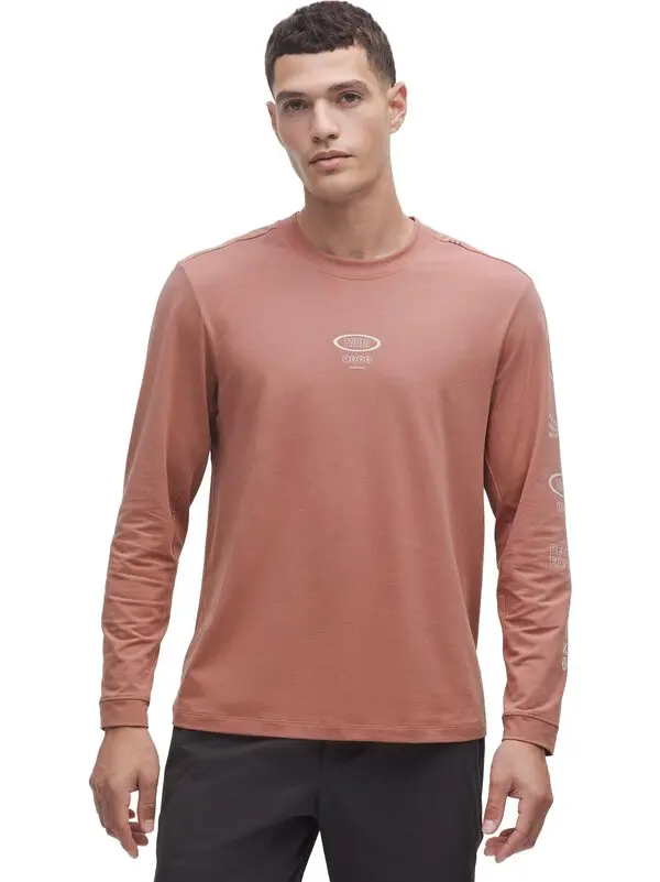 Lululemon Zeroed In Long-sleeve Shirt - Red Clay