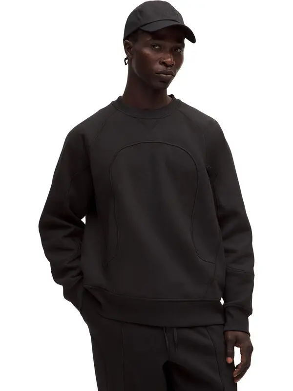 Lululemon Cotton Fleece Oversized Crew - Black
