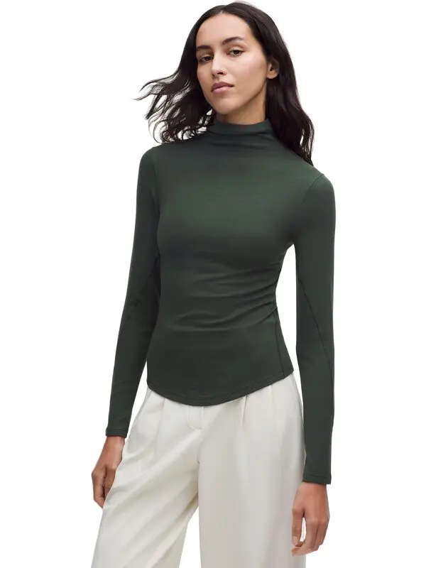 Lululemon Long-sleeve Turtleneck - Rainforest Green