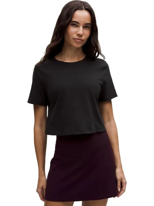 Lululemon Tie-hem Heavyweight Cotton T-shirt - Black