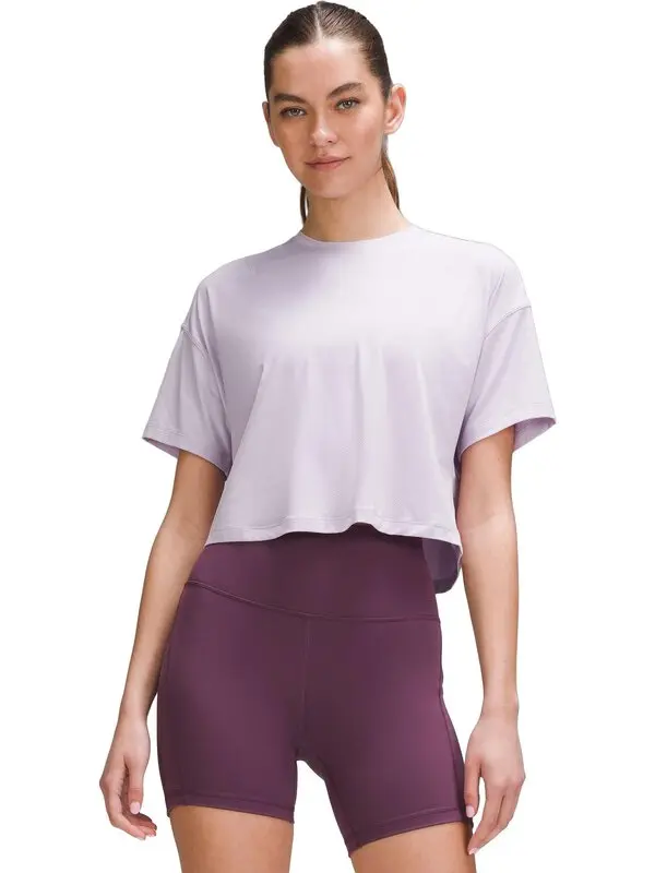 Lululemon Abrasion-resistant Training T-shirt - Lilac Ether