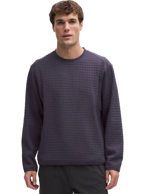 Lululemon 3d Waffle-knit Jacquard Pullover - Atmospheric Purple/atmospheric Purple