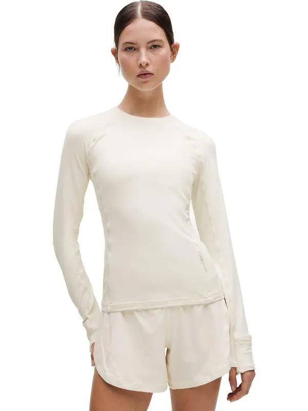 Lululemon Classic-fit Long-sleeve Shirt - Light Ivory