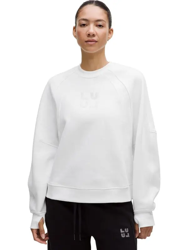 Lululemon Scuba Oversized Hip-length Pullover - White