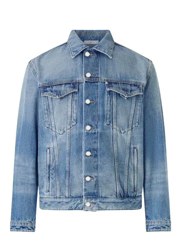 UMIT BENAN Kevin Faded Denim Jacket - Blue