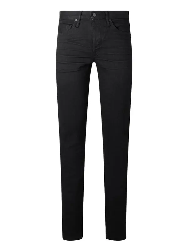 TOM FORD Slim-fit Selvedge Jeans - Black