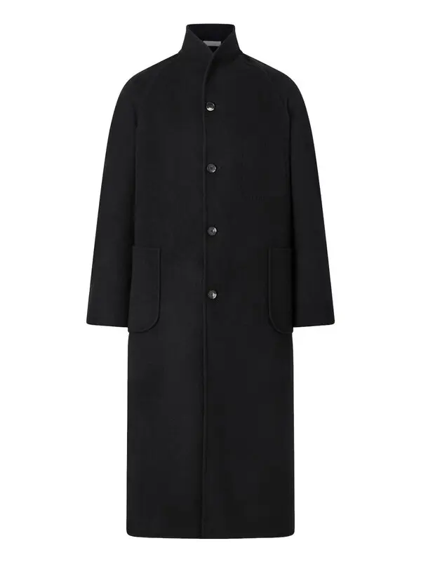UMIT BENAN Caan Cashmere Coat - Black