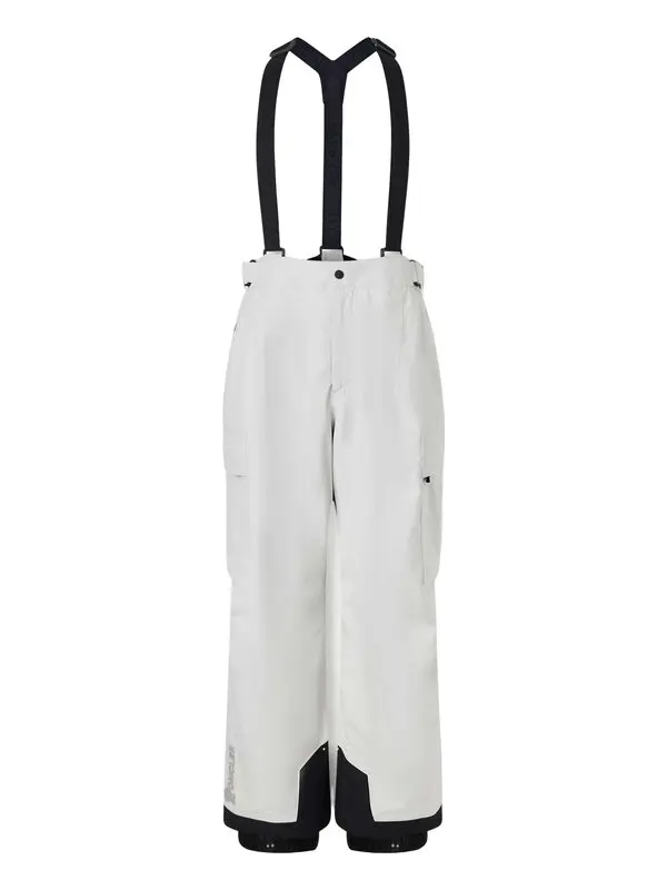 Moncler Wide-leg Padded 3l Gore-tex Ski Salopettes - White