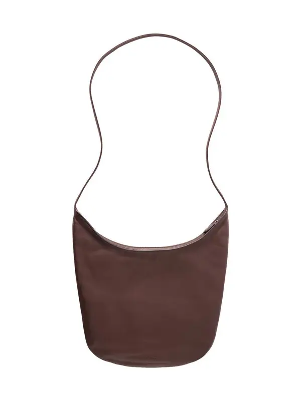 THE ROW N/s Izzy Leather Shoulder Bag - Brown