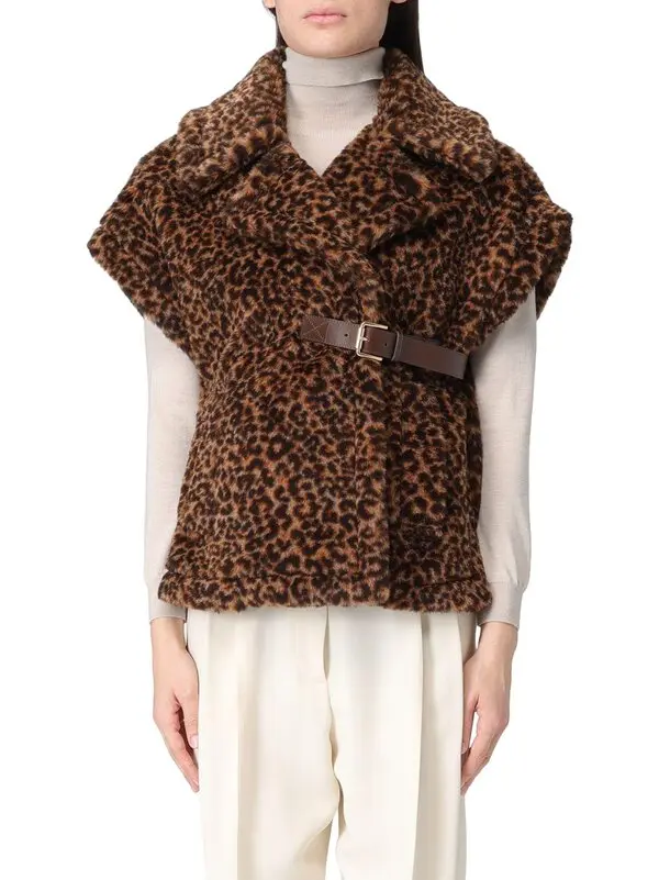 Max Mara Fur Coat - Natural