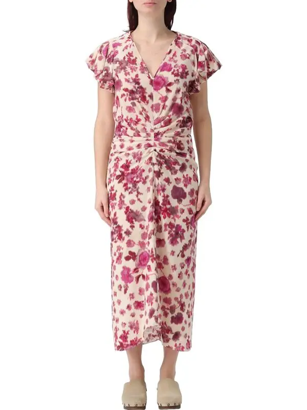 Isabel Marant Floral Print Dress - Pink
