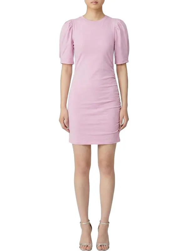 Isabel Marant Étoile Puff Sleeve Ruched Dress - Pink