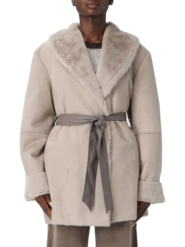 KAOS Belted Coat - Beige