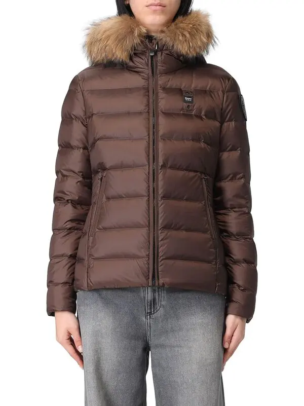BLAUER. Quilted Jacket - Brown