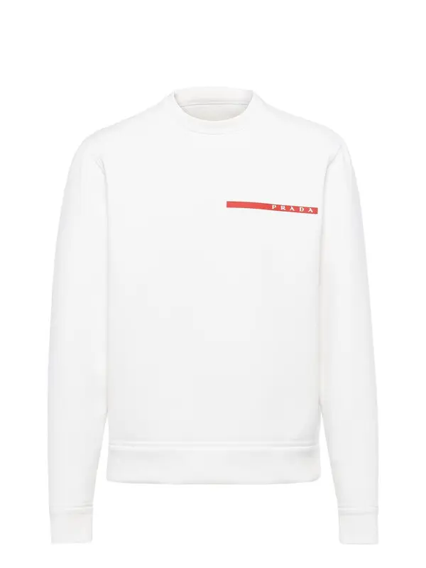 Prada Technical Fabric Sweatshirt - White