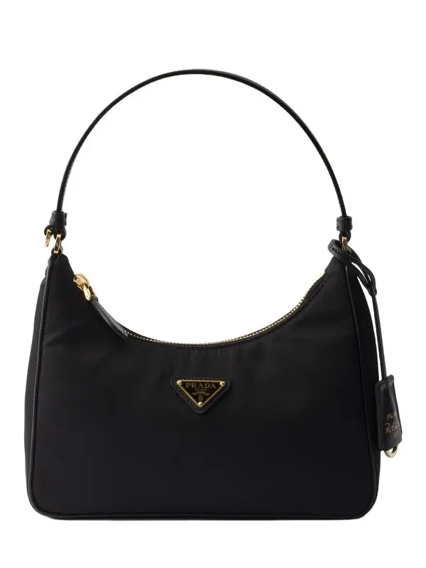 Prada Re-edition 2005 Re-nylon And Saffiano Mini Bag - Black