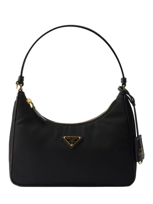 Prada Re-edition 2005 Re-nylon And Saffiano Mini Bag - Black