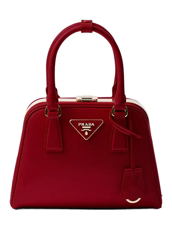 Prada Saffiano Leather Mini Bag - Red