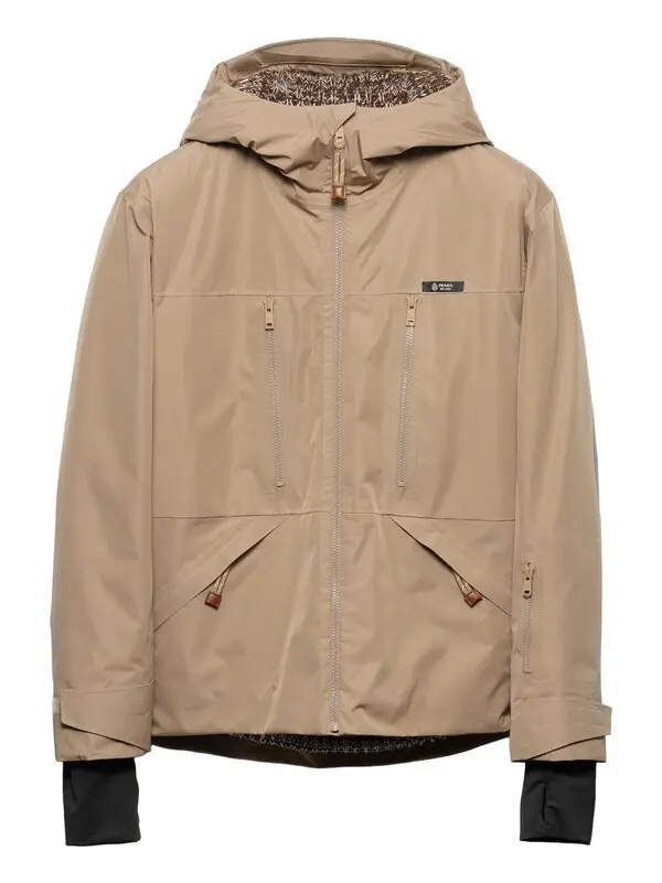 Prada Technica Fabric Jacket - Neutral