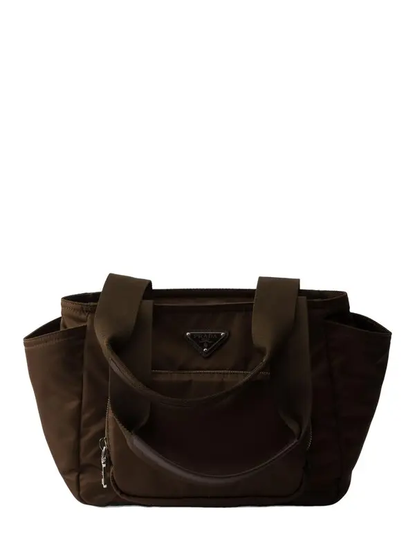 Prada Re-nylon Tote Bag - Brown