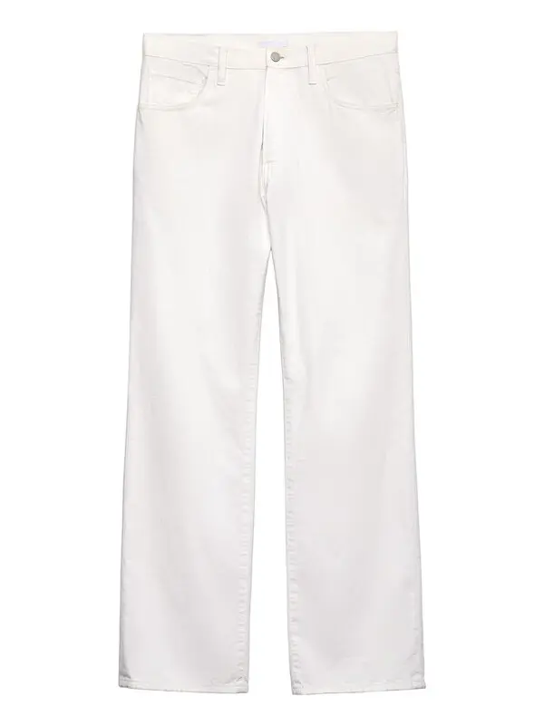 Prada Five-pocket Piqué Pants - Off/white