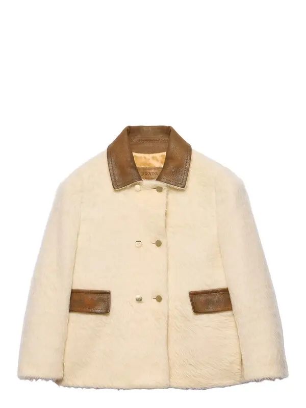 Prada Double-breasted Aspen Jacket - Ivory