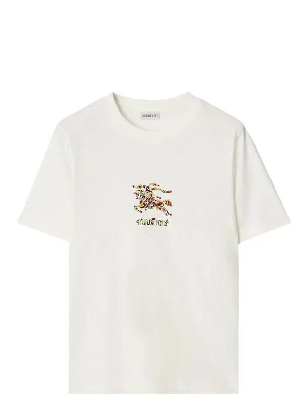 Burberry Floral Emblem T-shirt - Tan