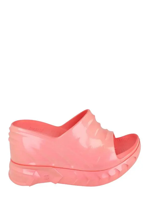Givenchy Marshmallow Wedge Slides - Pink