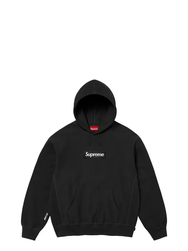 Supreme Box Logo Hooded Sweatshirt - Black