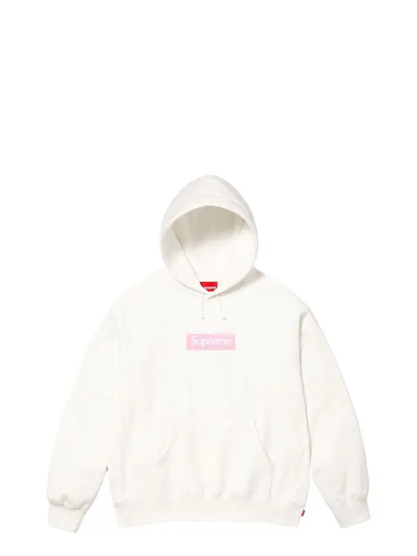 Supreme Box Logo Hooded Sweatshirt - White