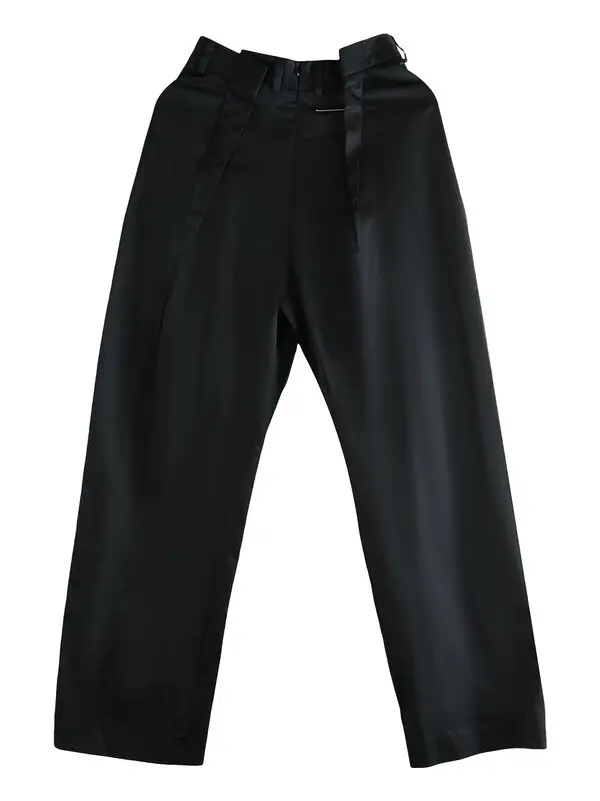 MAISON MARGIELA Pleated Trousers - Black