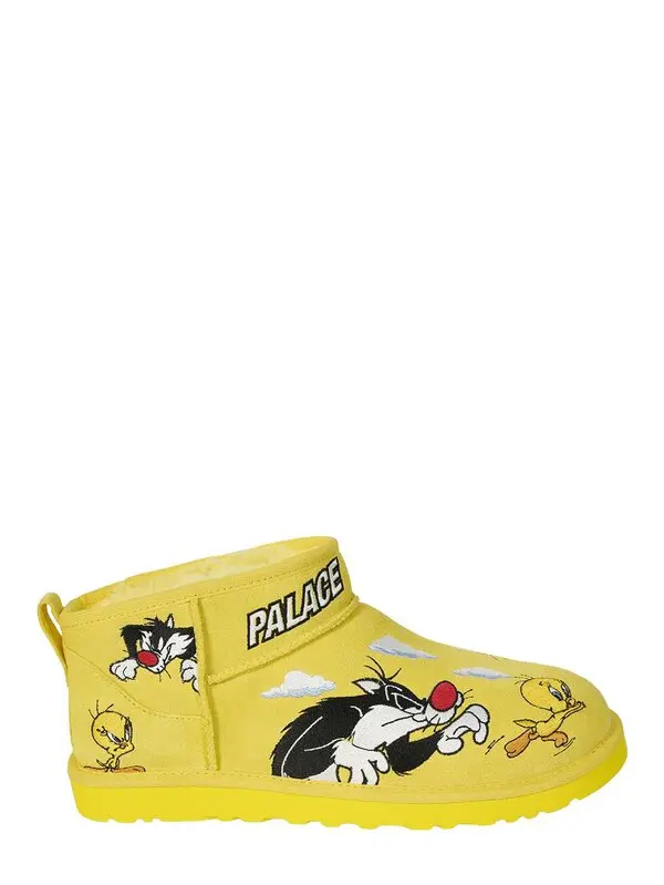 UGG Palace X Looney Tunes X Classic Ultra Mini Boot - Yellow