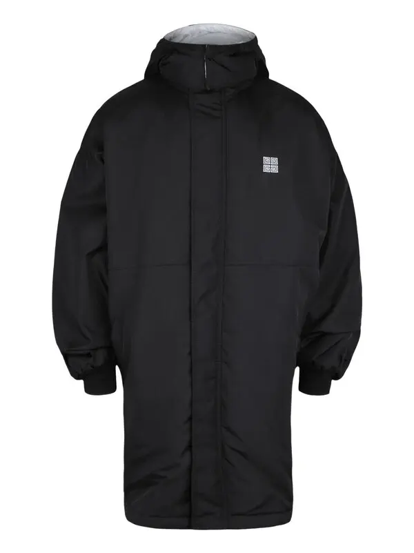Givenchy Logo Football Parka - Black