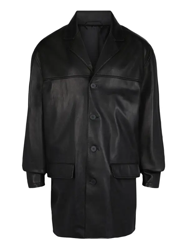 Givenchy Tailored Leather Jacket - Black