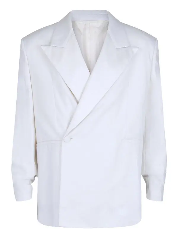 Givenchy Oversized Single-breasted Blazer - White