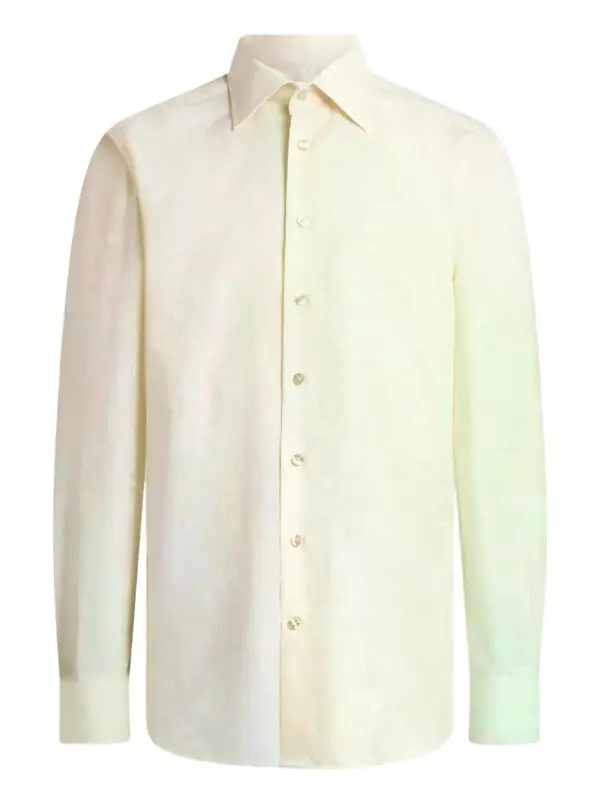 Etro Paisley Jacquard Shirt - Neutrals