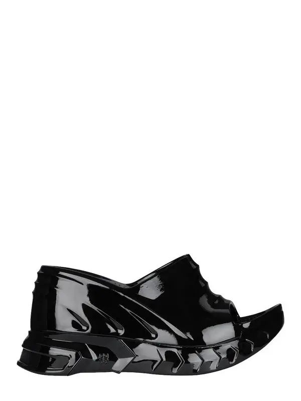 Givenchy Marshmallow Wedge Sandals - Black