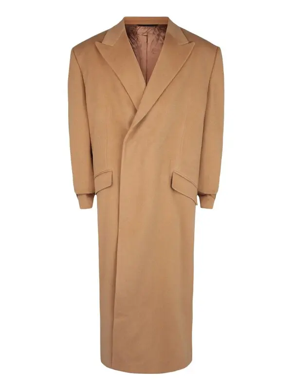 Givenchy Wool-blend Long Coat - Tan