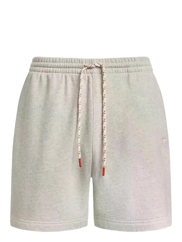 12 STOREEZ Textured Terry Track Shorts - Grey