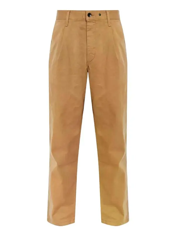 Rag & Bone Evan Pleated Chino Trousers - Brown