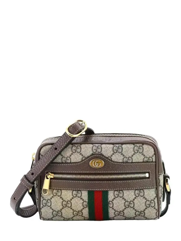 Gucci Ophidia Mini Crossbody Bag - Brown