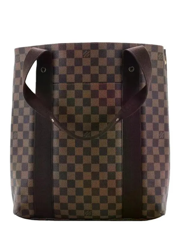 LOUIS VUITTON Cabas Beaubourg Damier Tote Bag - Brown