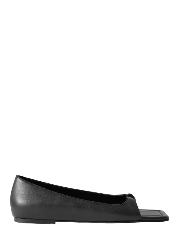 ST. AGNI 90s Leather Pumps - Black