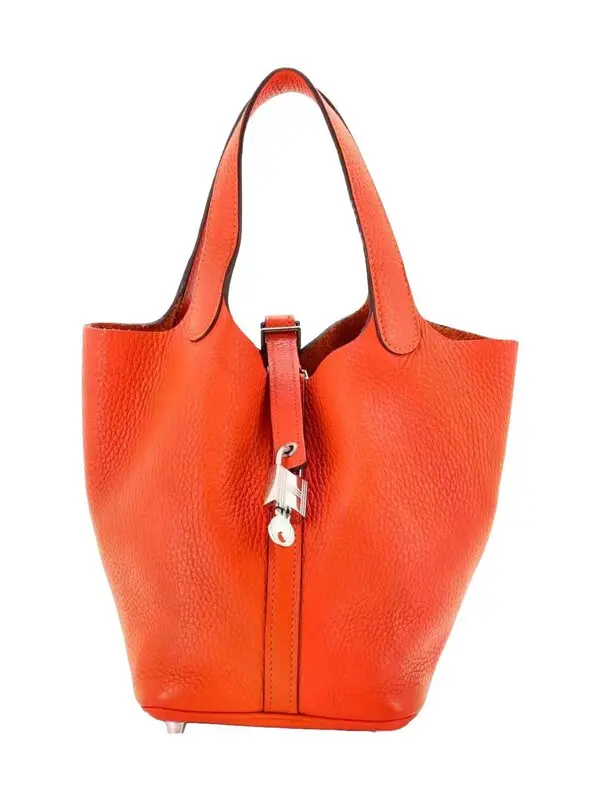 Hermès Picotin Lock Bag Clemence Pm - Orange