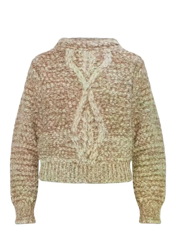 Isabel Marant Dorota Cable-knit Sweater - Neutrals